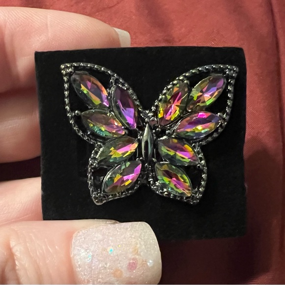 paparazzi | Jewelry | Paparazzi Butterfly Oil Spill Ring | Poshmark